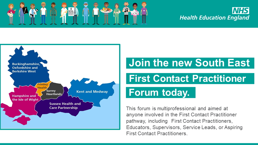 Join the new South East First Contact Practitioner Forum and launch ...